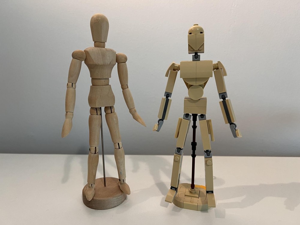 LEGO MOC Artist Mannequin by mateoric | Rebrickable - Build with LEGO