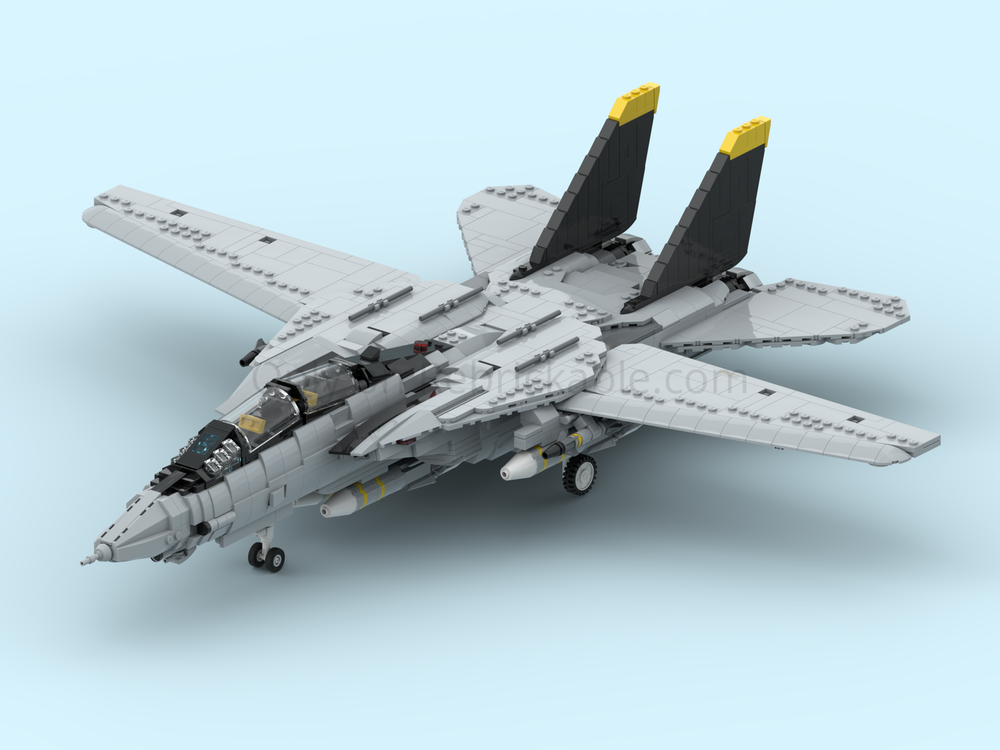 LEGO MOC-241734 F-14 Tomcat by BespokeLegoDesigns | Rebrickable - Build ...