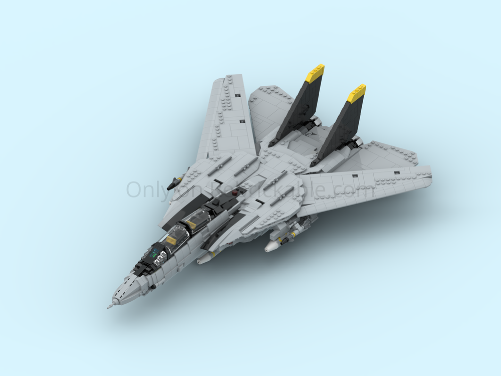 LEGO MOC-241734 F-14 Tomcat by BespokeLegoDesigns | Rebrickable - Build ...
