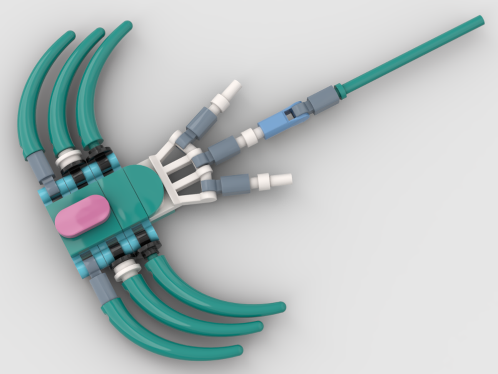 LEGO MOC Jellyray (Subnautica) by JJRSABES | Rebrickable - Build with LEGO