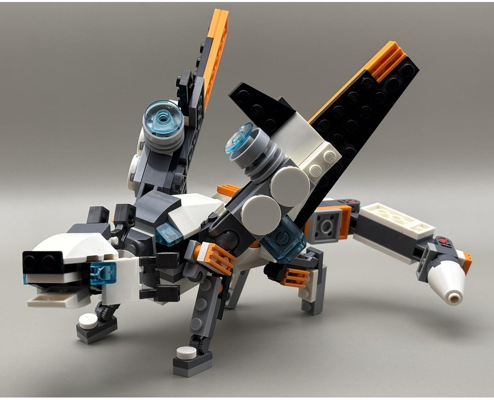 LEGO MOC Mech Dragon by WyndGekko | Rebrickable - Build with LEGO