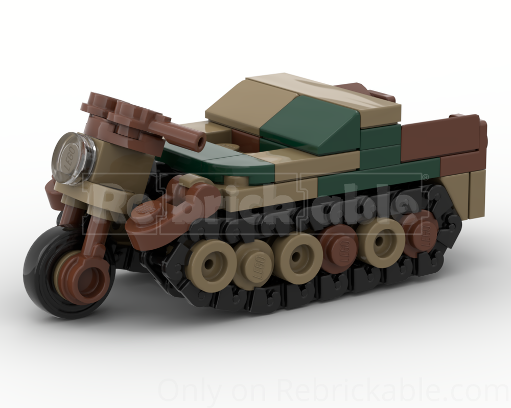 LEGO MOC-241777 Kettenkrad Sd.Kfz. 2 by bricktingsmon | Rebrickable ...