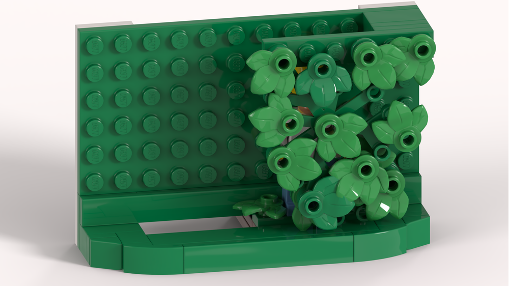 LEGO MOC Homer Simpson backing into bushes TV by nicojlt | Rebrickable ...