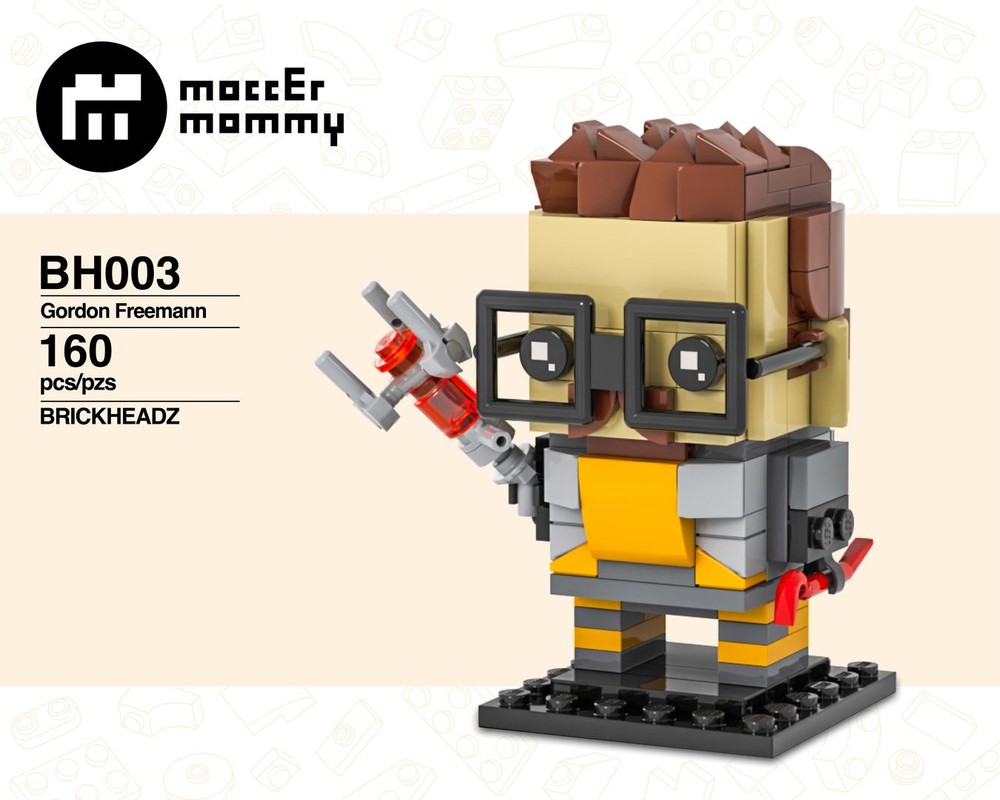LEGO MOC Gordon Freeman - Half-Life - Brickheadz by moccermommy ...