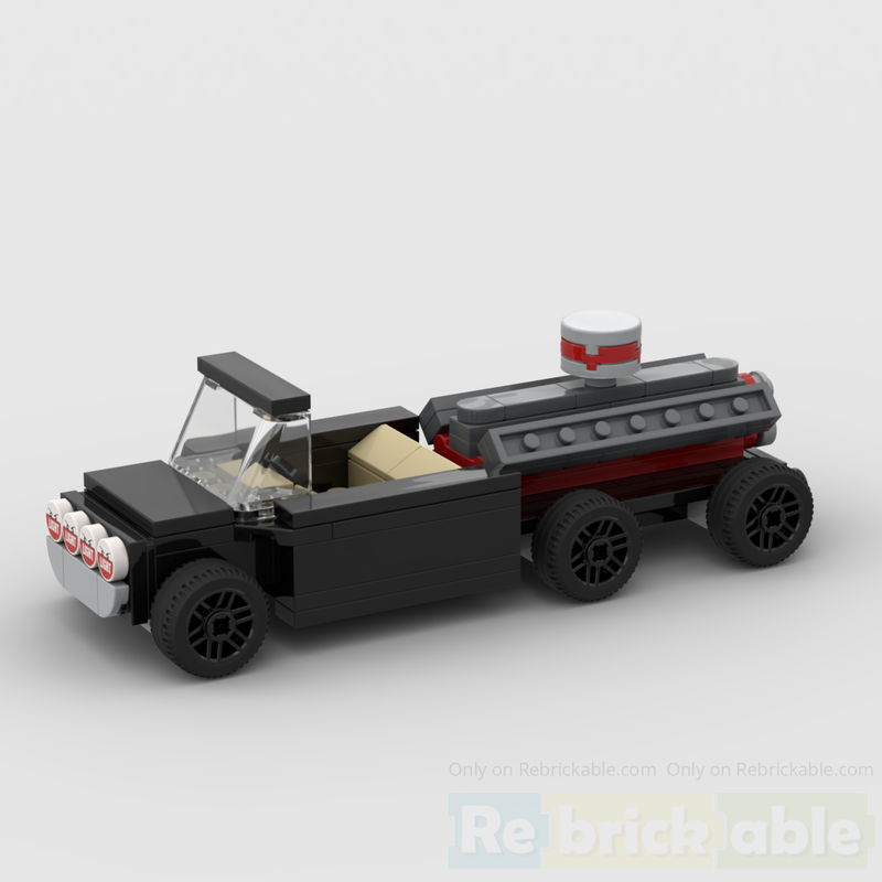 LEGO MOC Rear Engine Hot Rod with V16 Chevrolet 454 "Big Block" by ...