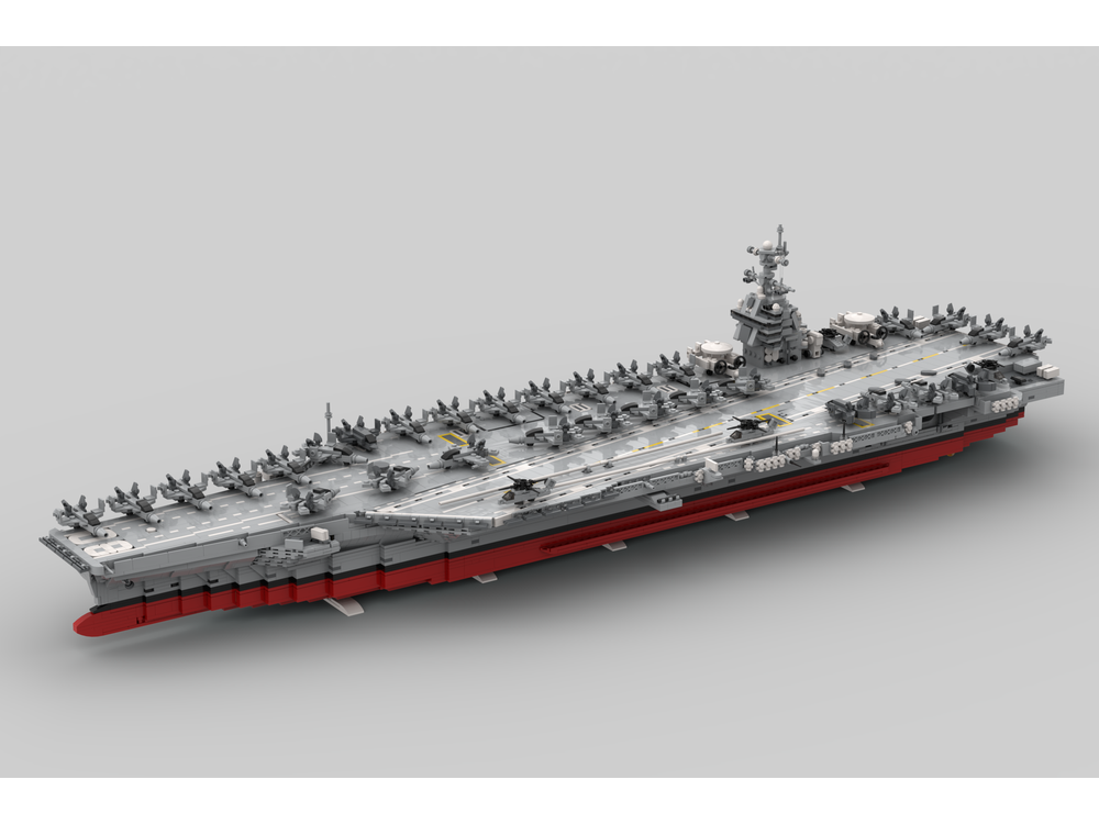 LEGO MOC USS Enterprise (CVN-80) by BasicBuilder23 | Rebrickable ...
