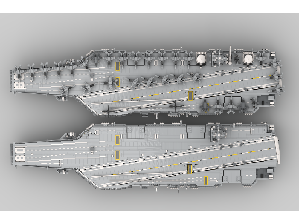 LEGO MOC USS Enterprise (CVN-80) by BasicBuilder23 | Rebrickable ...