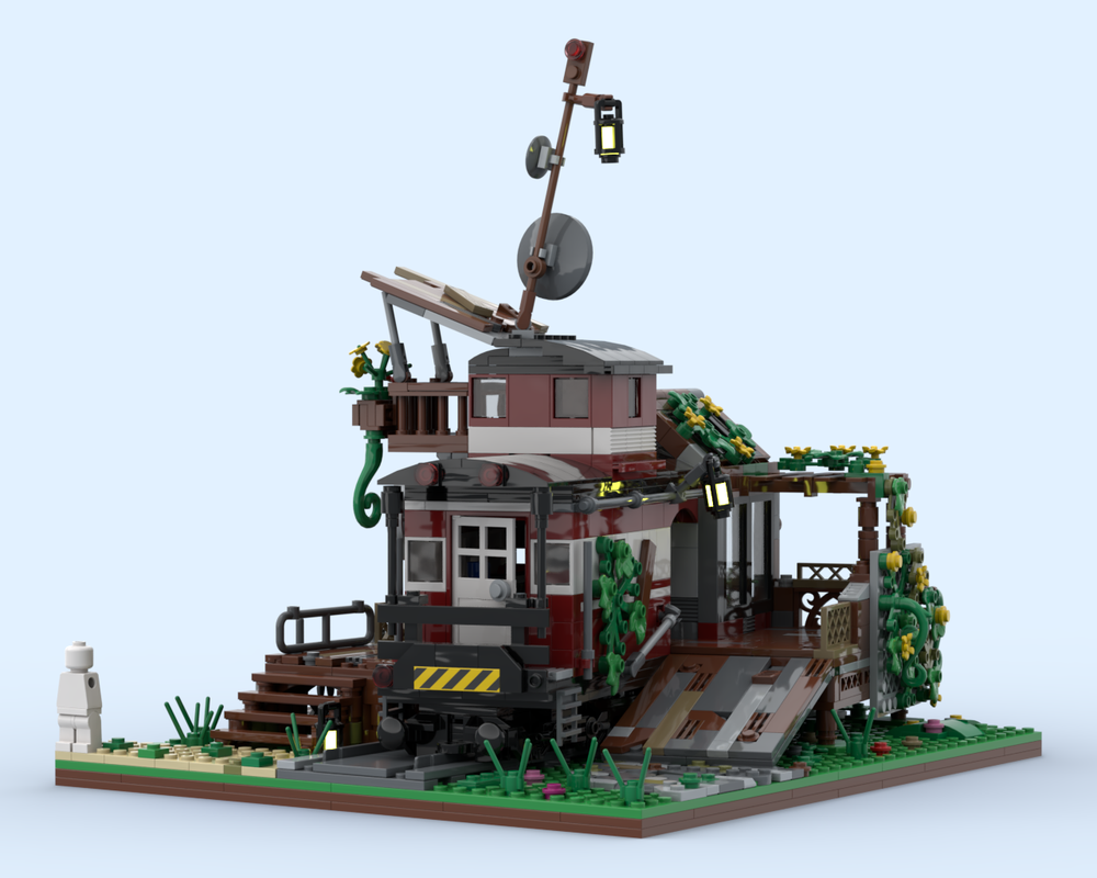 LEGO MOC-241834 Guarding the Car Flower House by 蓝呱呱呱呱 | Rebrickable ...