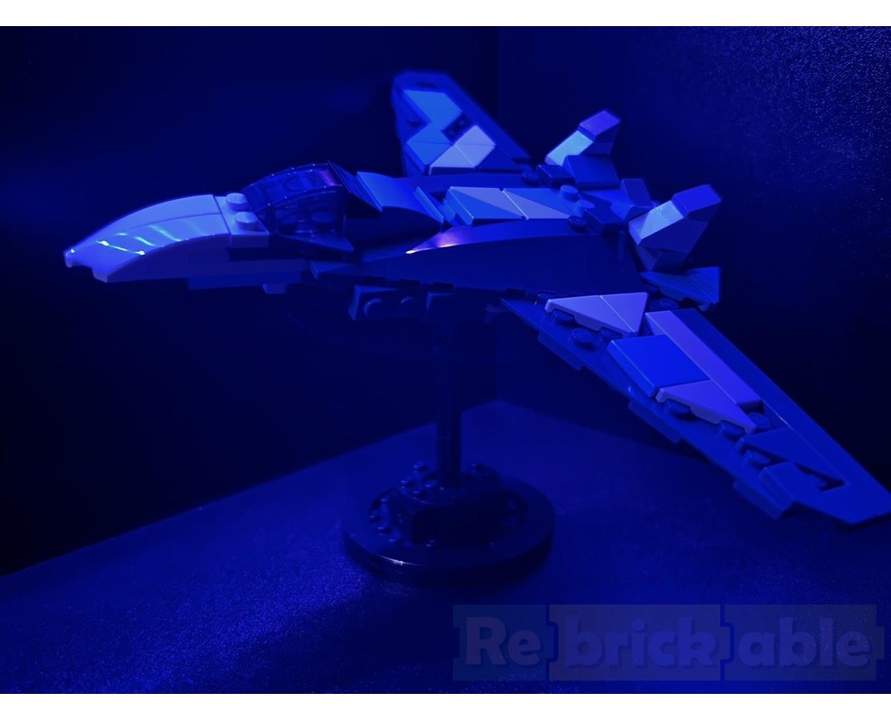 LEGO MOC-241838 SU-57 - 31160 Alt by Goldblast | Rebrickable - Build ...