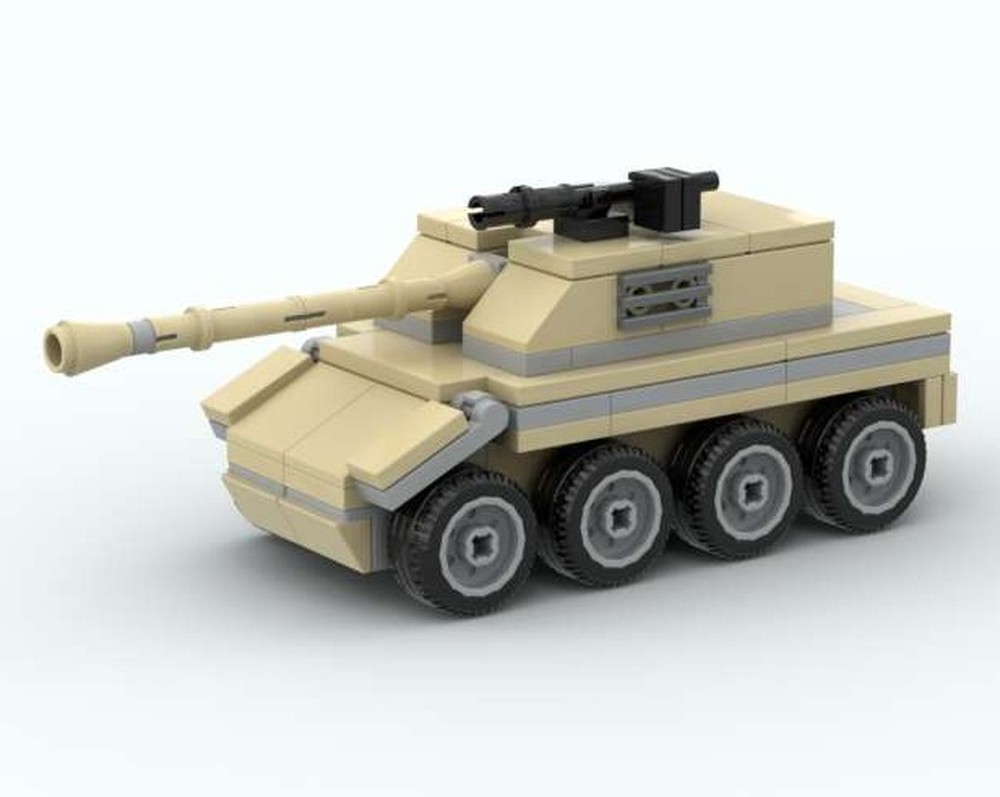 LEGO MOC-241849 Desert Battle Tank (MOC) by WAI Bricks | Rebrickable ...