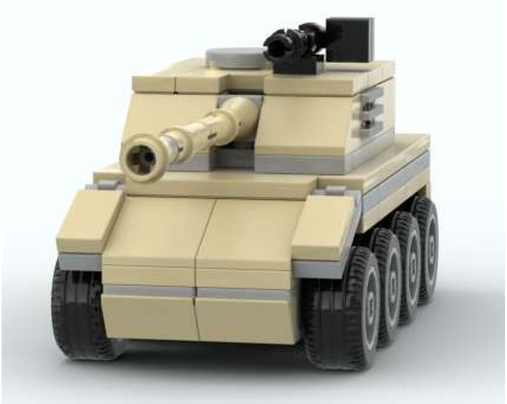 LEGO MOC-241849 Desert Battle Tank (MOC) by WAI Bricks | Rebrickable ...