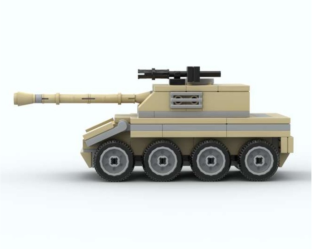 LEGO MOC-241849 Desert Battle Tank (MOC) by WAI Bricks | Rebrickable ...