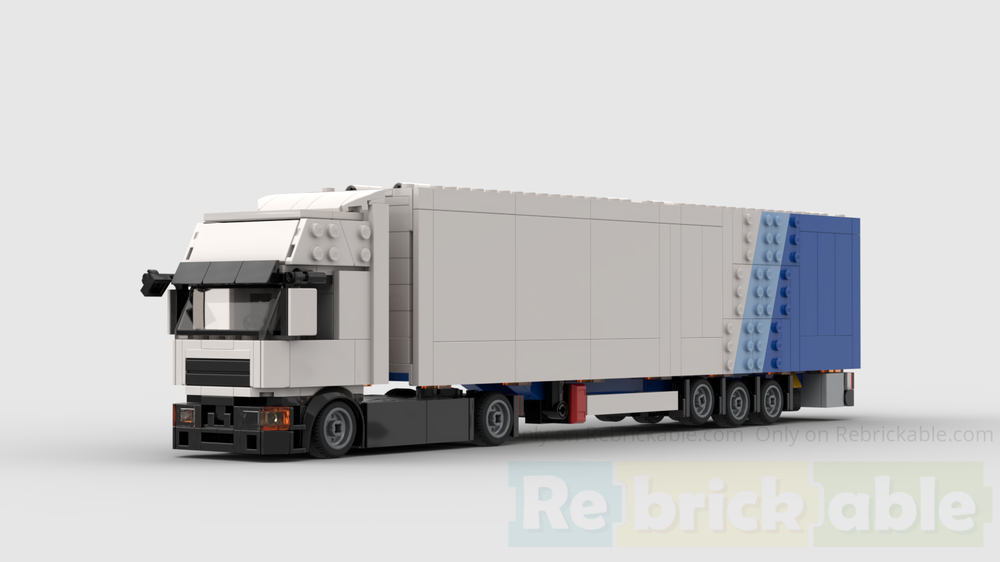 LEGO MOC-241866 Low deck tractor&trailer by phigeon | Rebrickable ...
