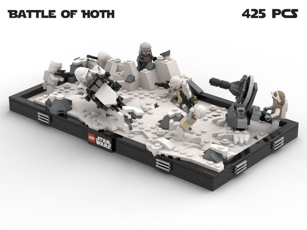 LEGO MOC Hoth Battle Pack Diorama by COLEMANTREBORBESTJEDITOHAVEEVE ...