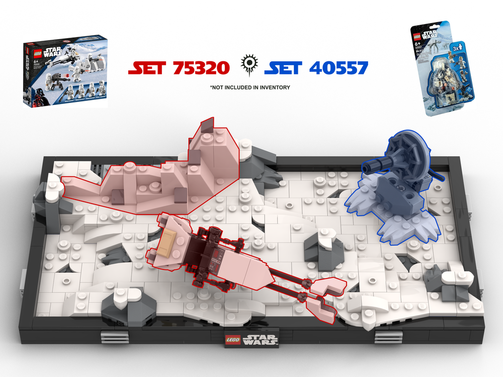 LEGO MOC-241904 Hoth Battle Pack Diorama by ...