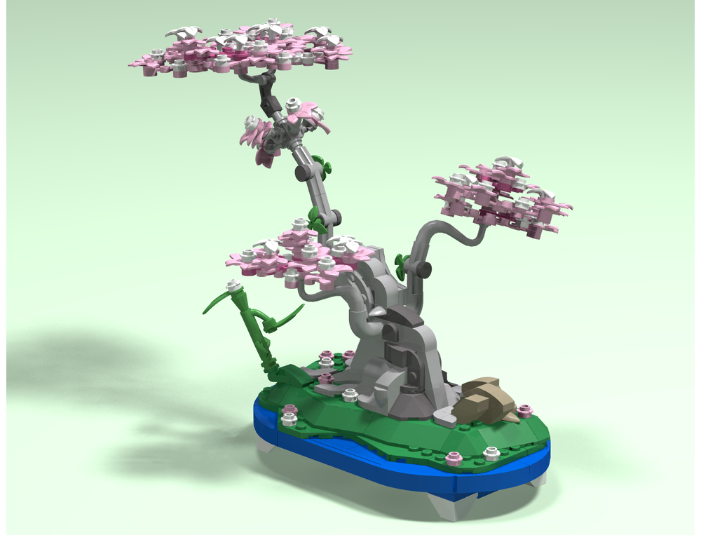 LEGO MOC-241922 Sakura Bonsai - Blue Saucer by Buonsaista | Rebrickable ...