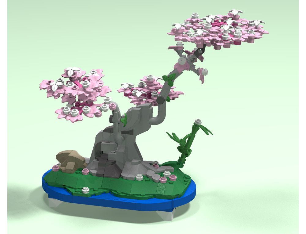 LEGO MOC-241922 Sakura Bonsai - Blue Saucer by Buonsaista | Rebrickable ...