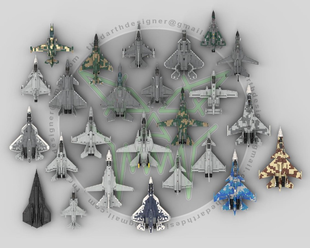 LEGO MOC-241925 Sukhoi | SU-57 Felon - 1:35 Scale (v1.5) by ...