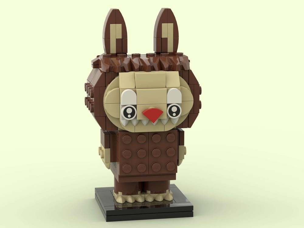 LEGO MOC Labubu (Reddish Brown) by Puremadness | Rebrickable - Build ...