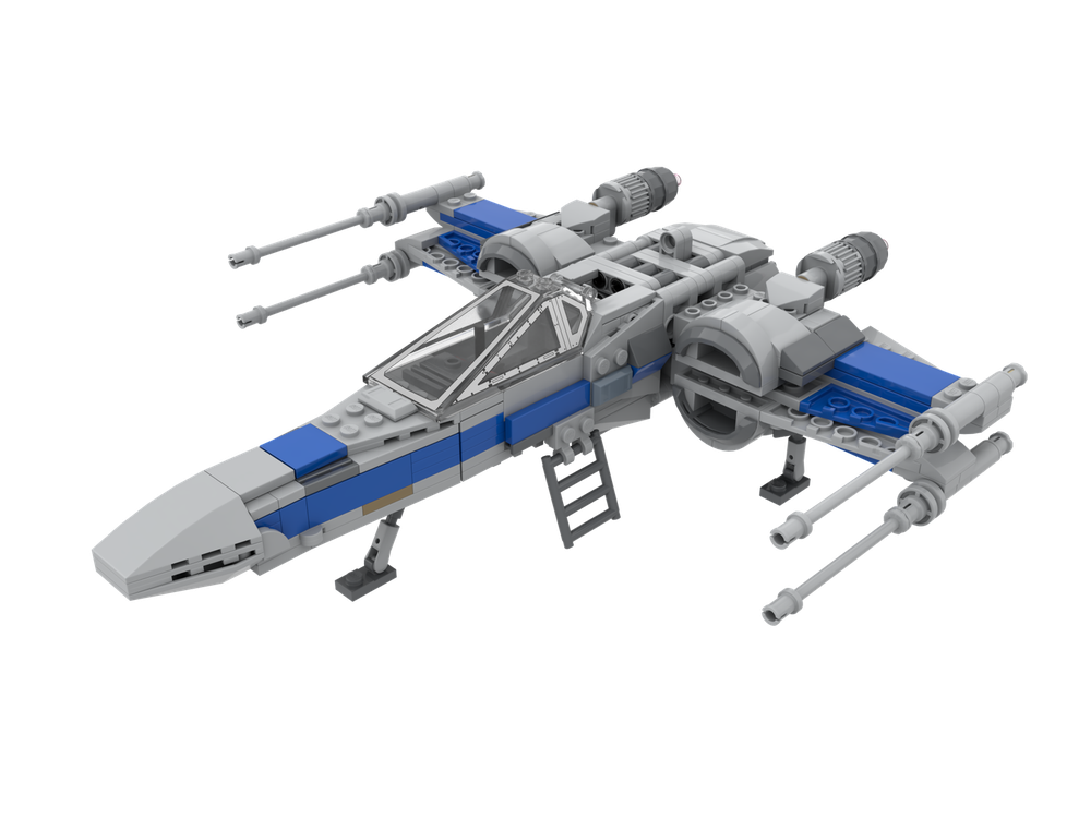 LEGO MOC-241941 Resistance X Fighter: Blue by Jannin Bricks ...
