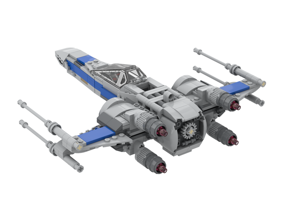 LEGO MOC-241941 Resistance X Fighter: Blue by Jannin Bricks ...