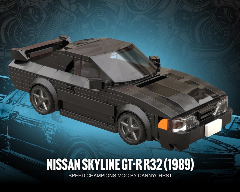 LEGO MOC NISSAN SKYLINE GT-R (R32) (1989) - SPEED CHAMPIONS by ...
