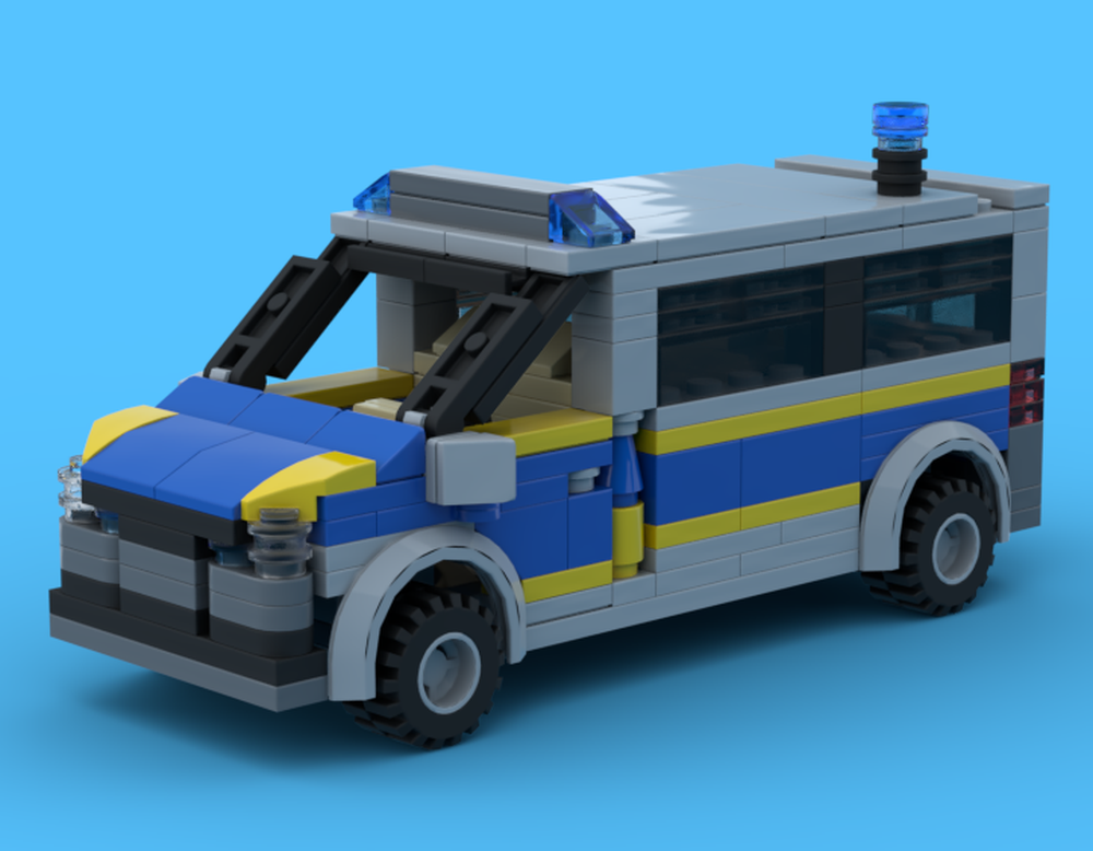 LEGO MOC Volkswagen Transporter (T6) german police by KJ_bricks ...