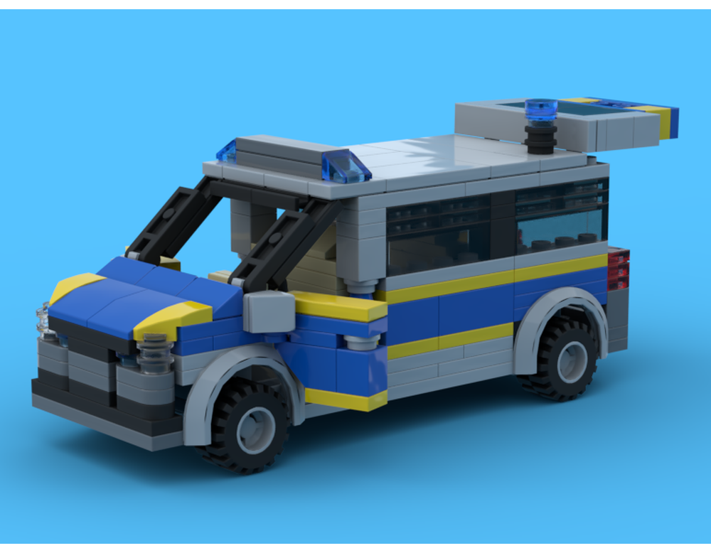 LEGO MOC-241967 Volkswagen Transporter (T6) german police by KJ_bricks ...