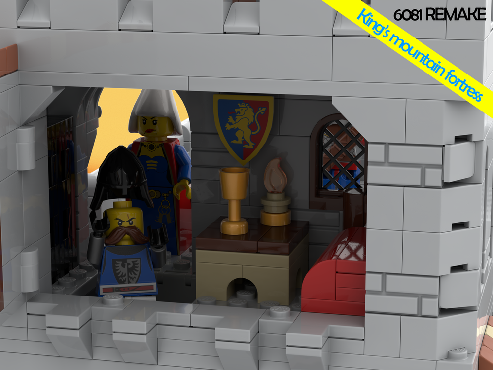 LEGO MOC-241969 King's Mountain Fortress 6081 - Complete Remake by ...