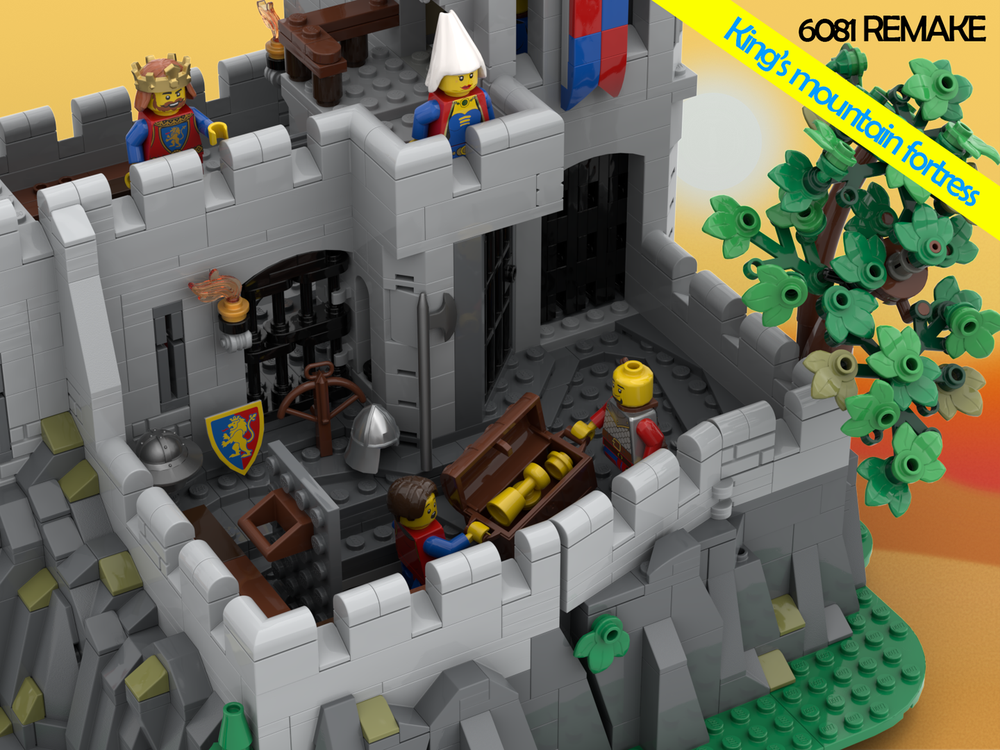 LEGO MOC-241969 King's Mountain Fortress 6081 - Complete Remake by ...