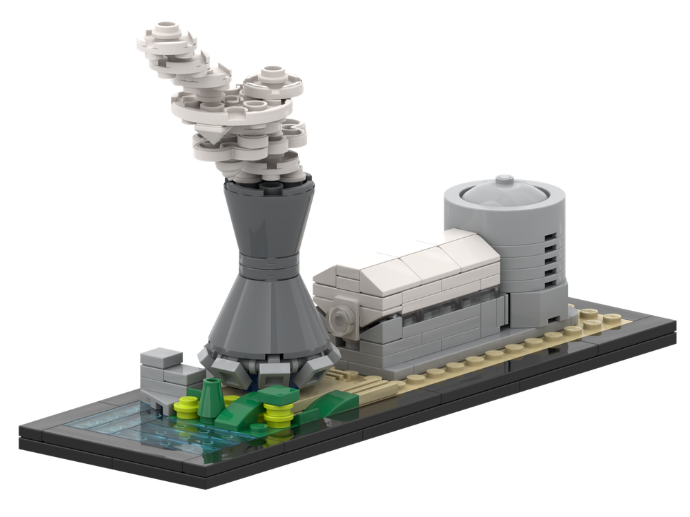 LEGO MOC-242007 Nuclear power plant by Fazermic | Rebrickable - Build ...