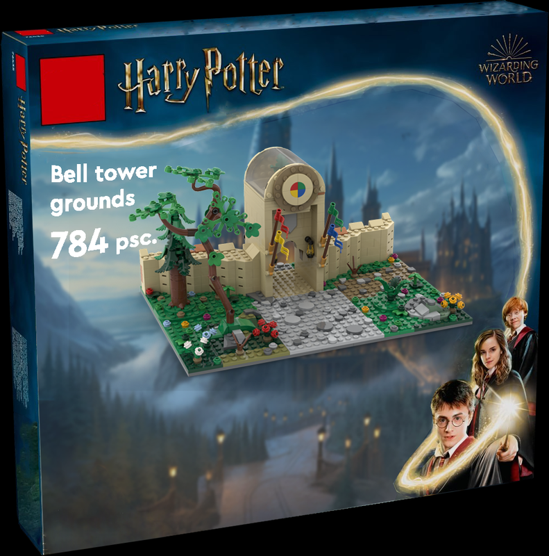 LEGO MOC Bell tower grounds by Polokot | Rebrickable - Build with LEGO