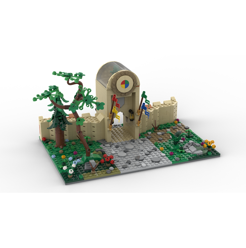 LEGO MOC Bell tower grounds by Polokot | Rebrickable - Build with LEGO