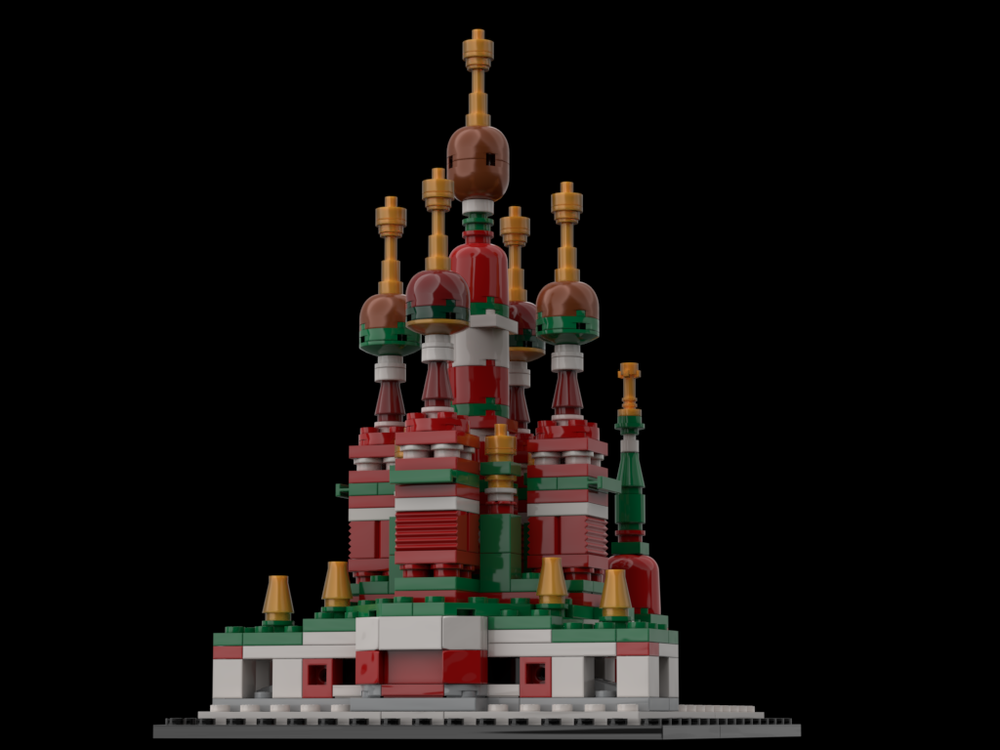 LEGO MOC St. Basil's Cathedral by Falconeagle117 | Rebrickable - Build ...