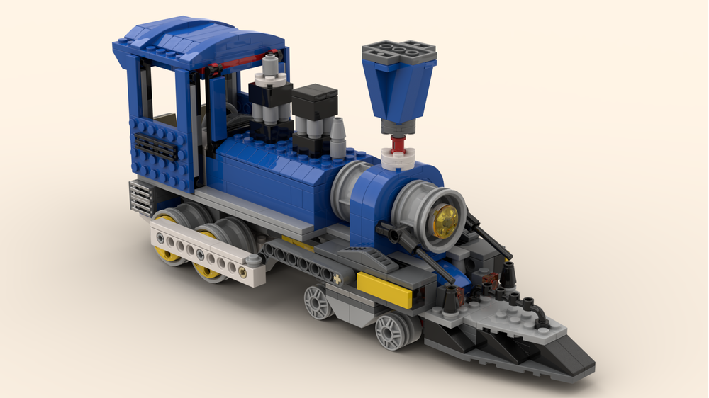 LEGO MOC-242038 5893 - Steam Locomotive by SupraGL | Rebrickable ...