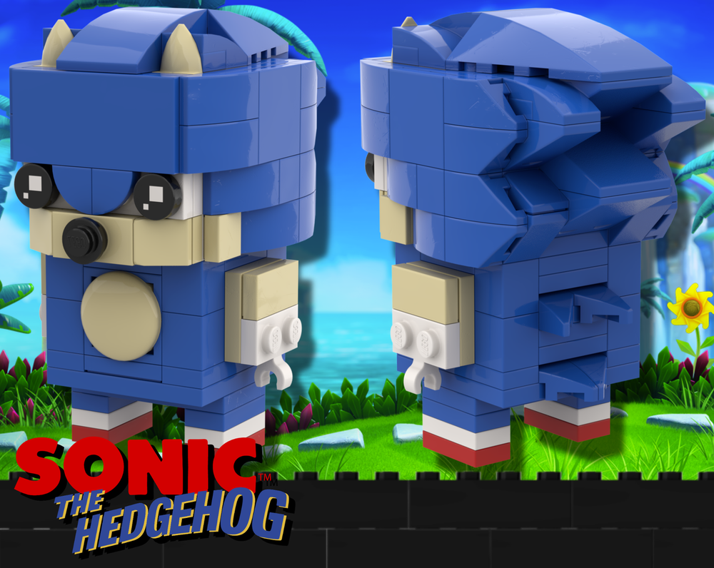 LEGO MOC-242043 Sonic The Hedgehog (Classic) Brickheadz by ThemFish75 ...