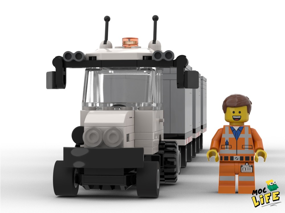 LEGO MOC Tractor for luggage by MocLife | Rebrickable - Build with LEGO