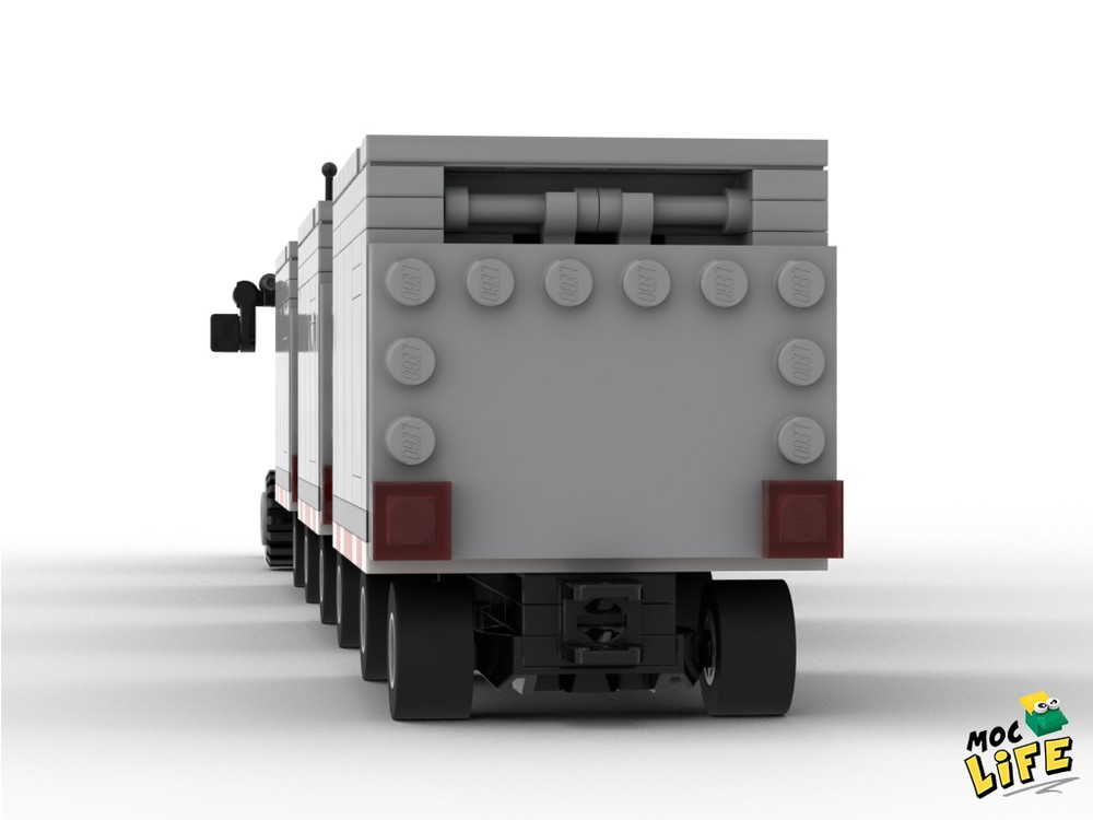 LEGO MOC Tractor for luggage by MocLife | Rebrickable - Build with LEGO