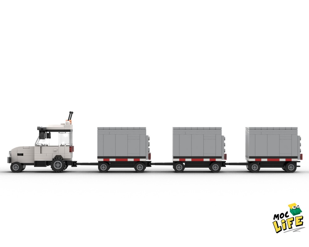 LEGO MOC Tractor for luggage by MocLife | Rebrickable - Build with LEGO