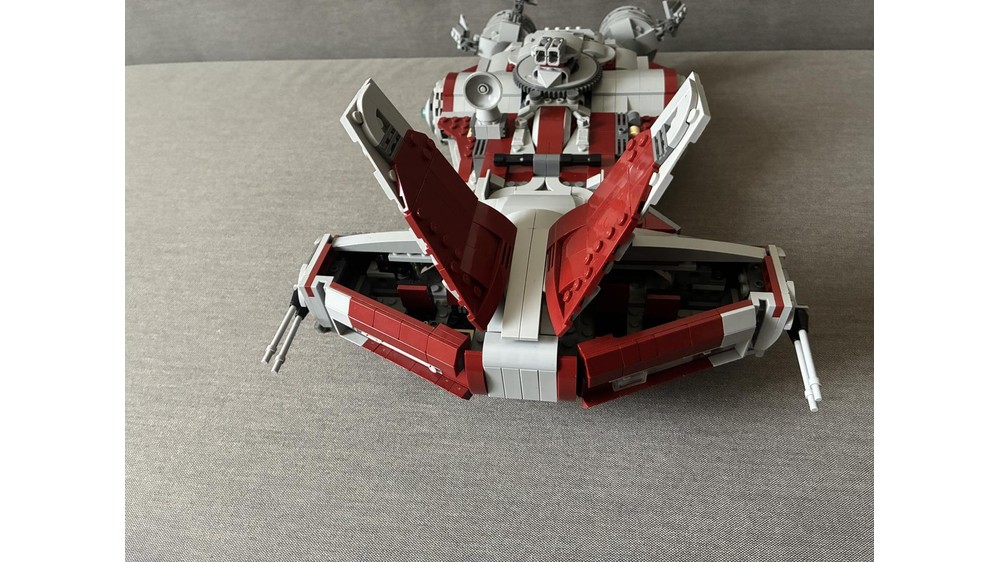 LEGO MOC Defender-Class Light Corvette - 75362 + 75337 alternative by ...