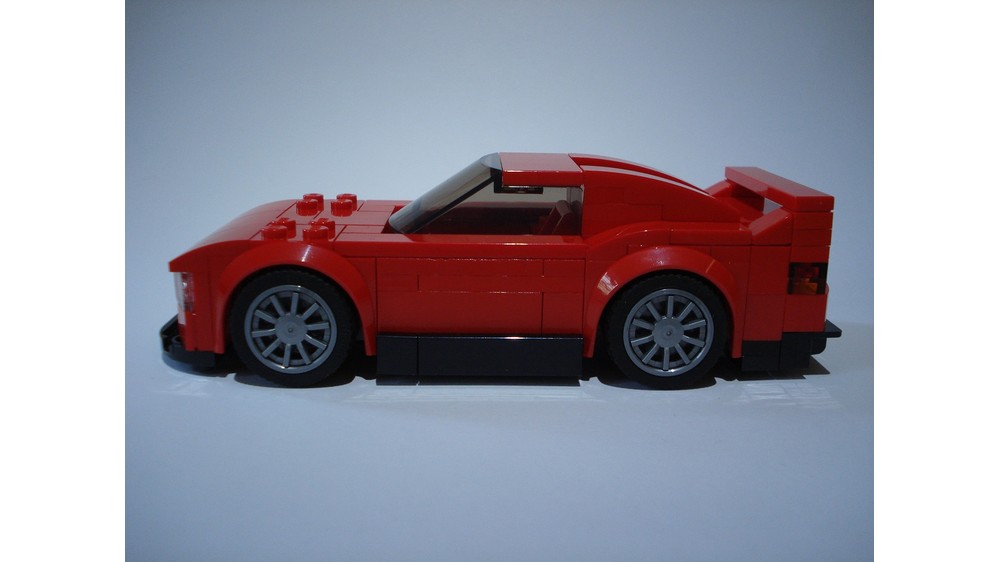 LEGO MOC Red sports car by Leo1 | Rebrickable - Build with LEGO