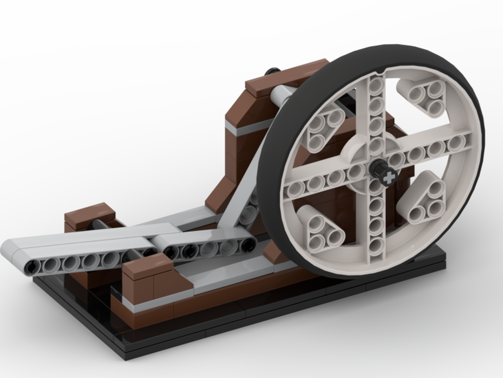LEGO MOC-242080 Finger Powered Engine by BarracudaBrick | Rebrickable ...
