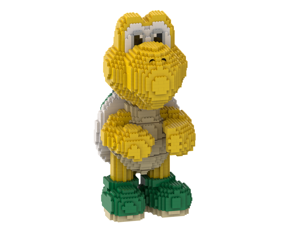 LEGO MOC Koopa Troopa by Croissant_bricks | Rebrickable - Build with LEGO