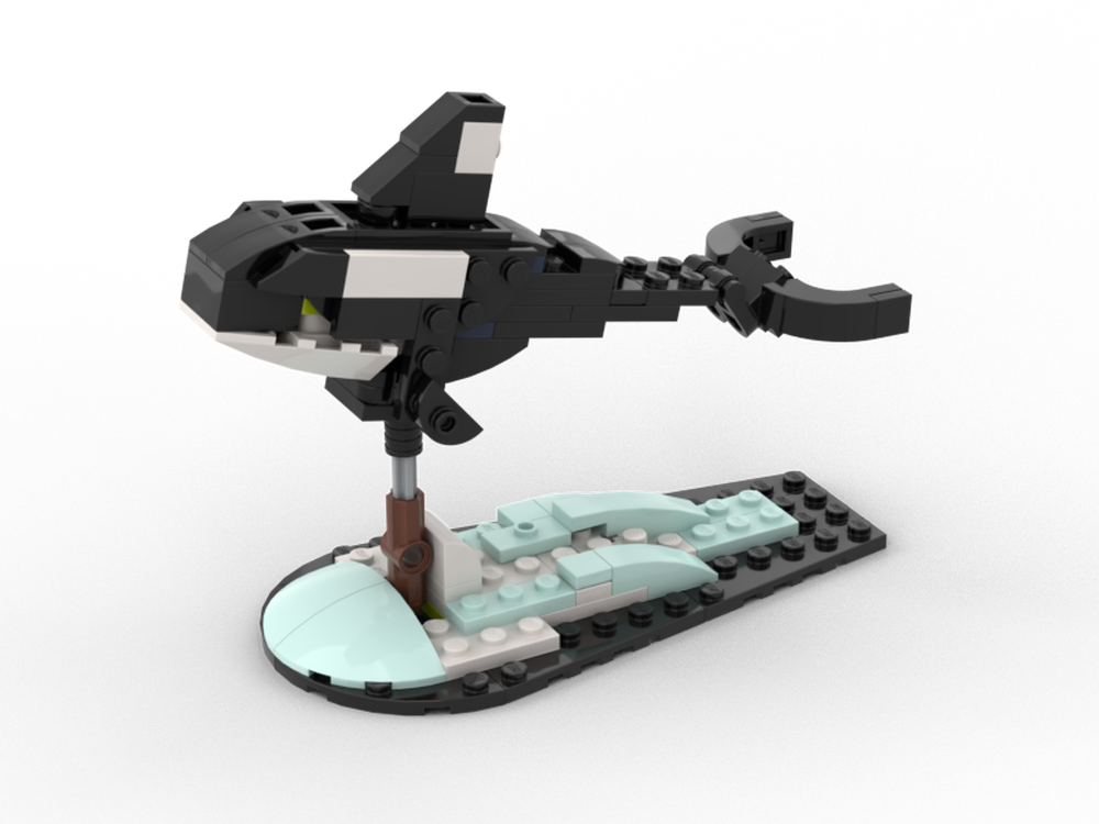 LEGO MOC-242140 Orca by b00k_w0rm | Rebrickable - Build with LEGO