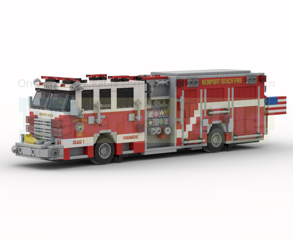 LEGO MOC-242145 2014 Pierce Arrow XT Fire Engine Newport Beach by ...