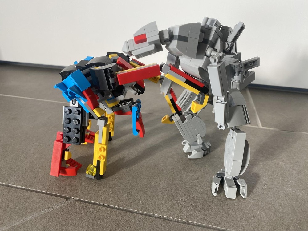 LEGO MOC 31124 x2 Mecha-M.U.T.O. 1:1000 by SuperHeroBrick | Rebrickable ...