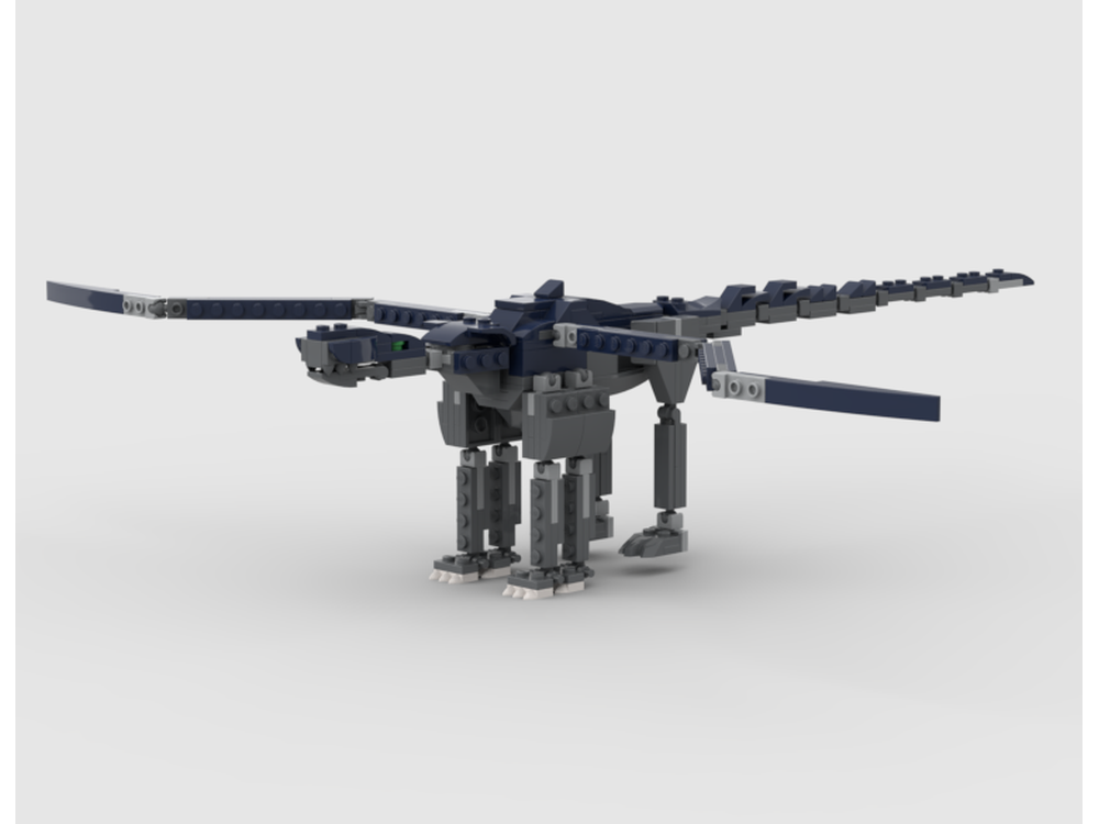 LEGO MOC Great Winged Basilisk (Pterodrakon grandis) by SuperHeroBrick ...
