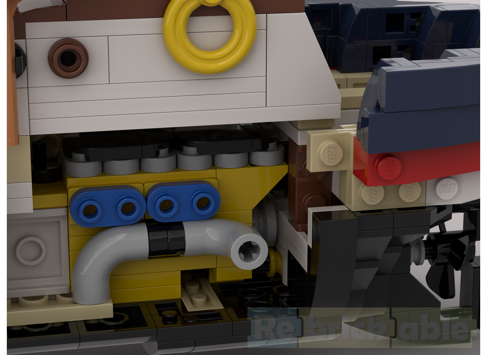 LEGO MOC-242166 Wooden fishing trawler by Frinke | Rebrickable - Build ...