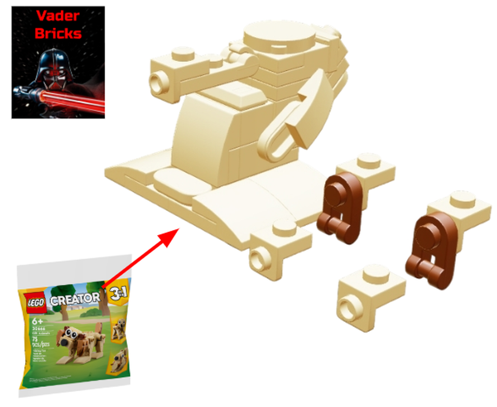 LEGO MOC Micro AAT and Droids (30666 Alt) by Vader Bricks | Rebrickable ...