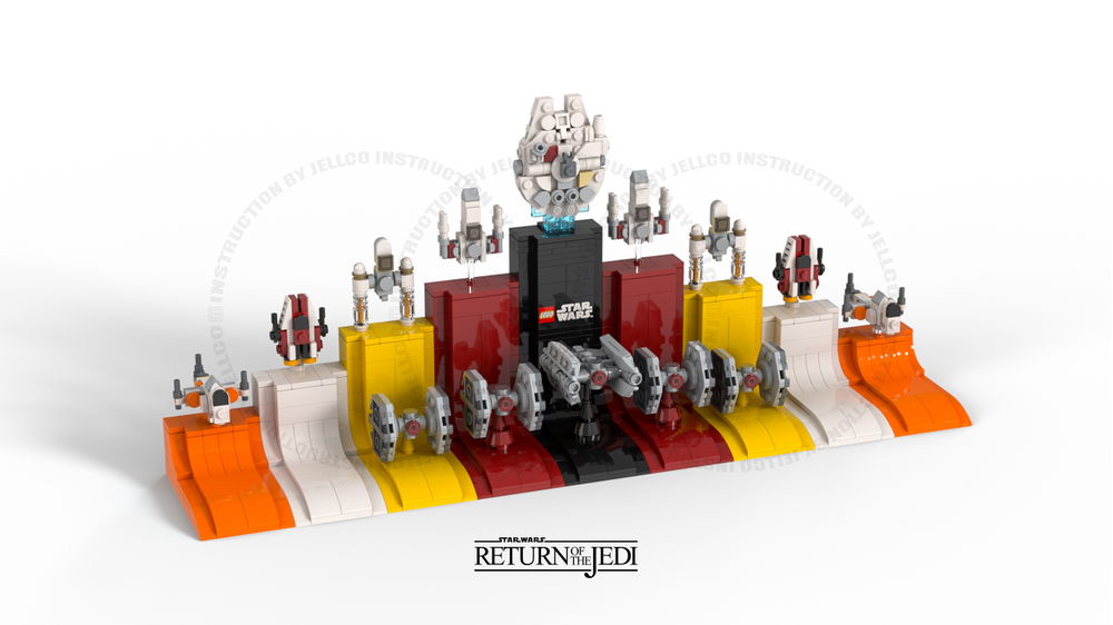LEGO MOC Nano Size Starfighters Artistic Version for Display by jellco ...